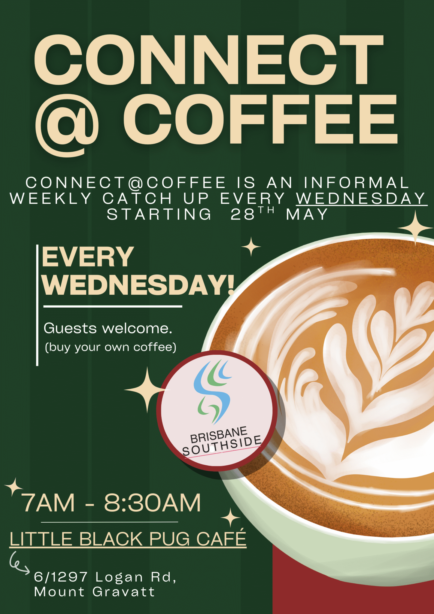 Connect @ Coffee 25th June – Brisbane Southside